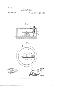Pencil sharpener – John Lee Love – 1897 – Patent: US594114A – My 2 cents
