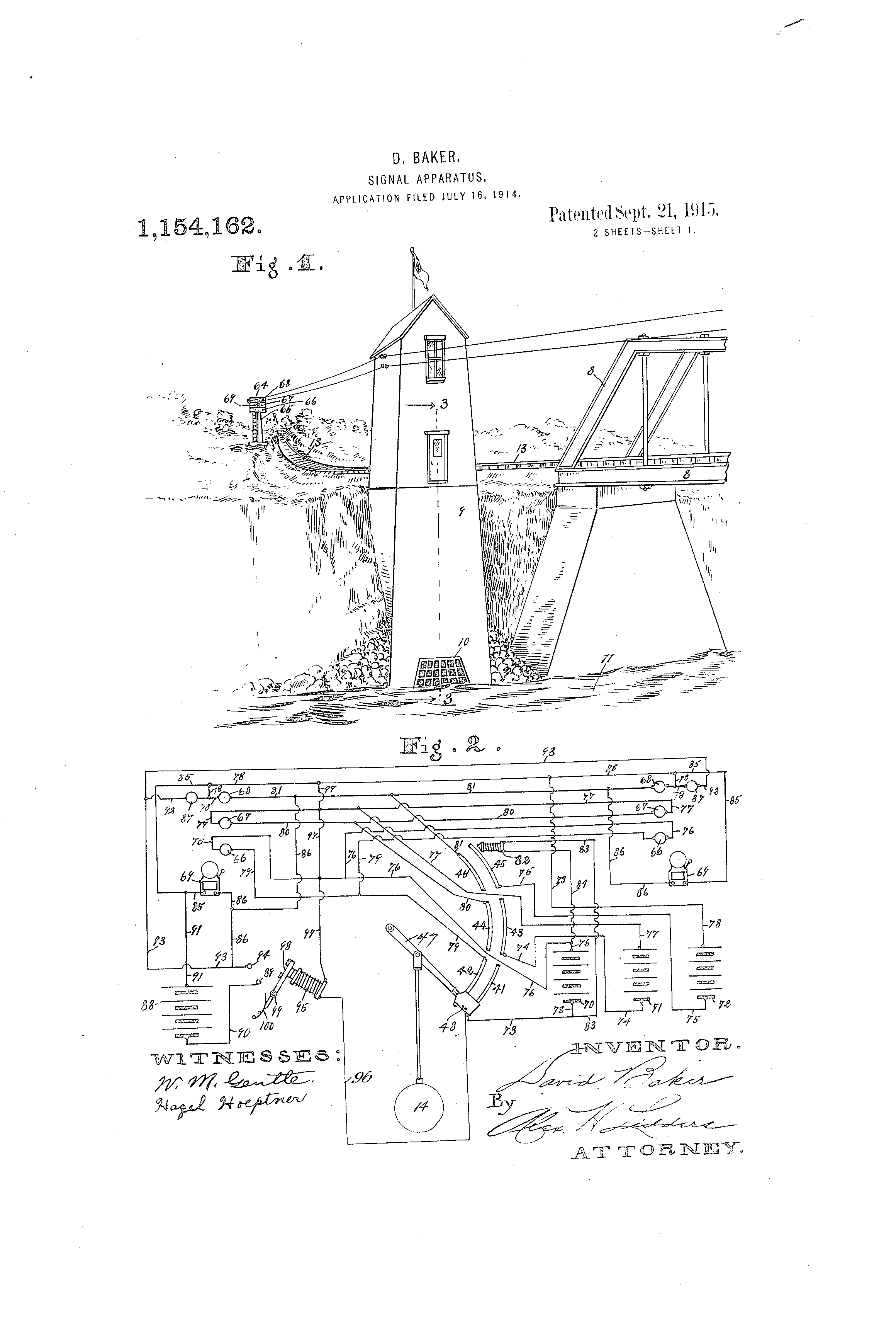 Signal Apparatus High Water Indicator for Bridges – David Baker – 1915 ...