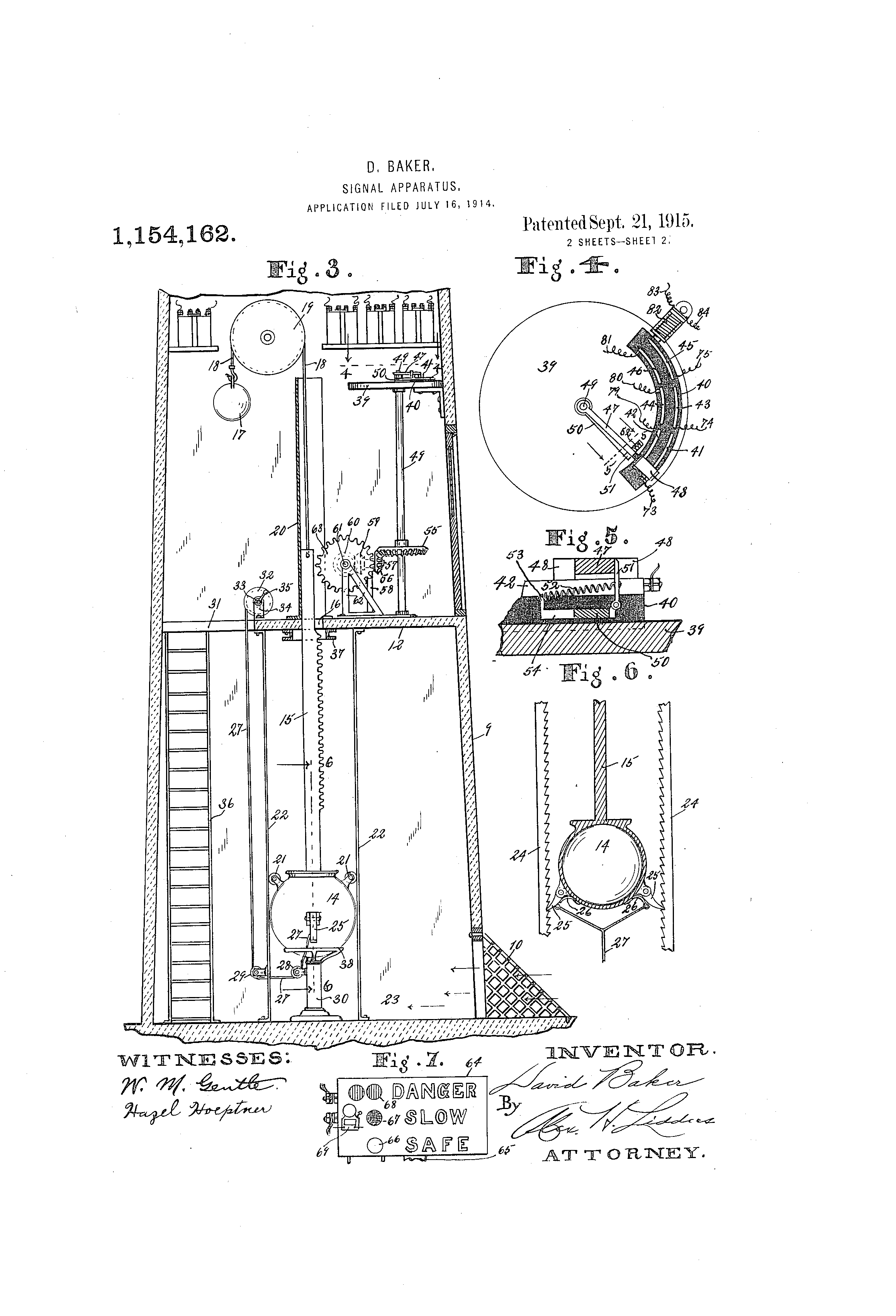 Signal Apparatus High Water Indicator for Bridges – David Baker – 1915 ...